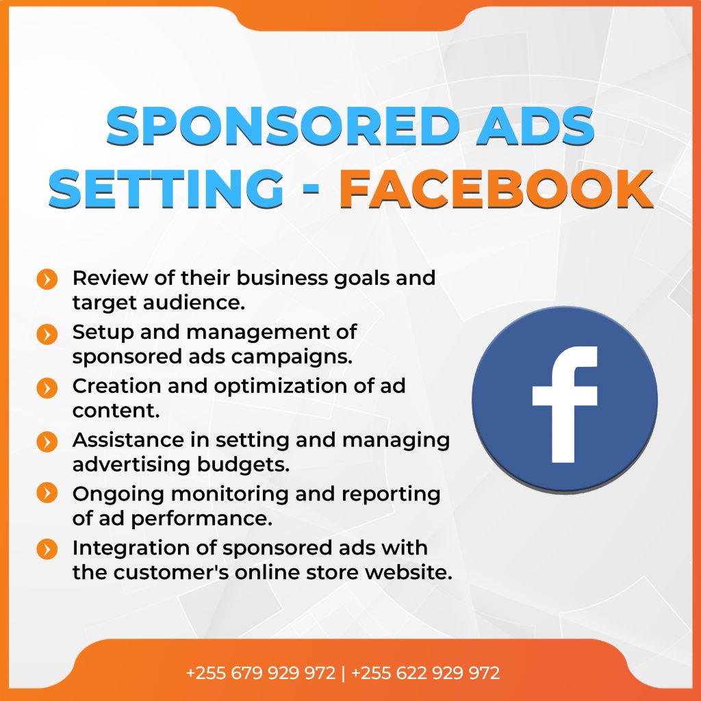 Sponsored Ads Setting Facebook – Oasis Digital Store